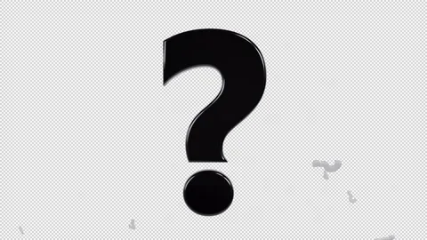 Blast White Question Mark Isolated on al... | Stock Video | Pond5