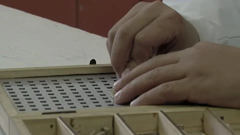 Blind Kid Using Math Frame for Blind Stu... | Stock Video | Pond5