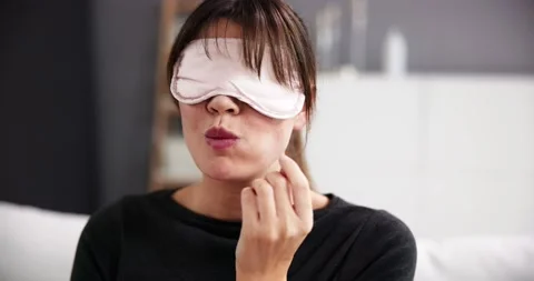 Blind Taste. Blindfolded Food Test | Stock Video | Pond5