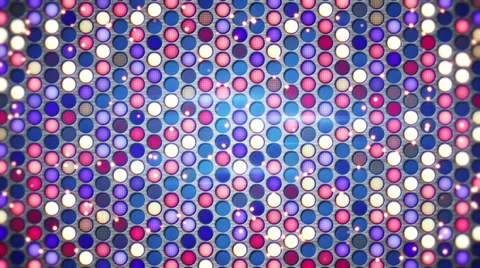 blinking circle light bulbs seamless loo... | Stock Video | Pond5