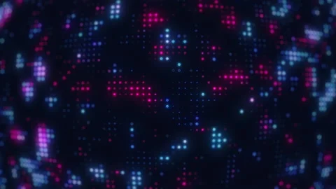 Blinking Digital Data Lights Technology ... | Stock Video | Pond5