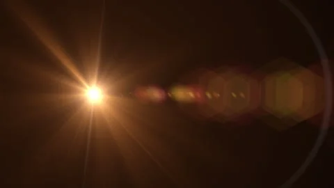 Blinking optical light effect. Lens flar... | Stock Video | Pond5