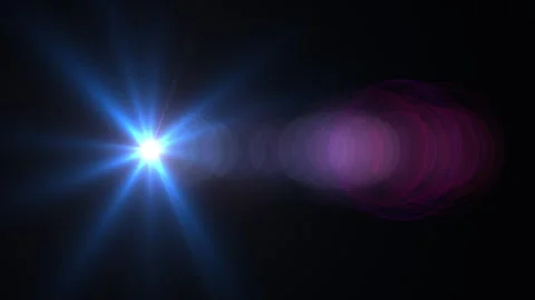 Blinking optical light effect. Lens flar... | Stock Video | Pond5