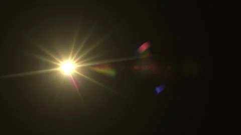 Blinking optical light effect. Lens flar... | Stock Video | Pond5