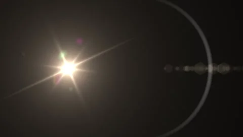 Blinking optical light effect. Lens flar... | Stock Video | Pond5