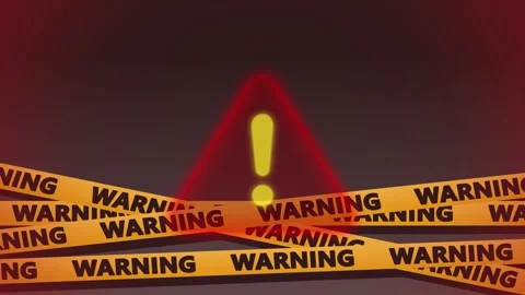 Yellow Warning Background Stock Footage ~ Royalty Free Stock Videos | Pond5