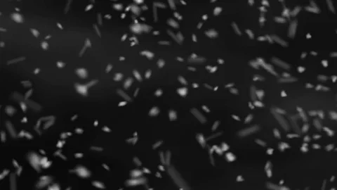 Blizzard Snow Loop - Close-up Shot Pre-r... | Stock Video | Pond5