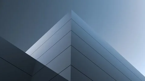 Block building, night, structure minimal... | Stock Video | Pond5