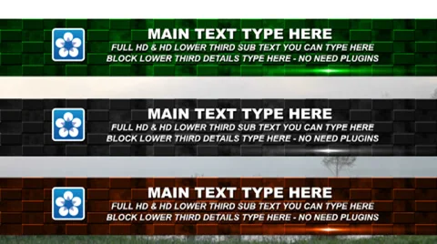 Lower Third After Effects Templates ~ Projects | Page 12