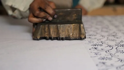 Block Printing Design Stock Video Footage | Royalty Free Block Printing ...