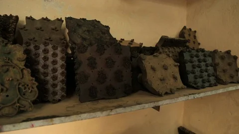 Block Printing Design Stock Video Footage | Royalty Free Block Printing ...