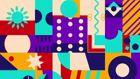 Block Shapes Backgrounds ~ After Effects Template #252899637