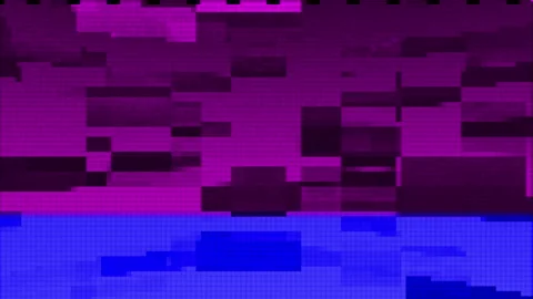 Blocks and lines pixelated 8 bit 80s vin... | Stock Video | Pond5