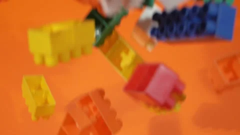 Construction Blocks Fall Stock Footage ~ Royalty Free Stock Videos | Pond5
