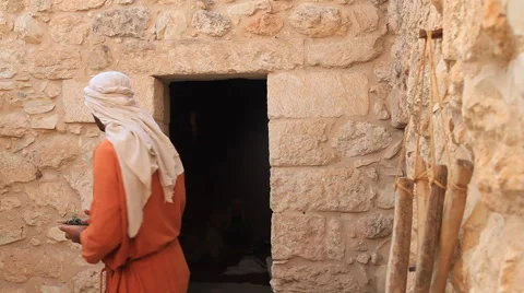 Blood on the Doorpost for Passover Bibli... | Stock Video | Pond5