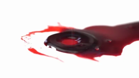 Paint Dripping Blood Stock Footage ~ Royalty Free Stock Videos | Pond5
