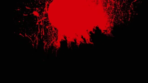 Blood dripping down along the screen tra... | Stock Video | Pond5