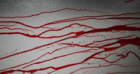 Blood dripping down on Frosted Glass, Ve... | Stock Video | Pond5