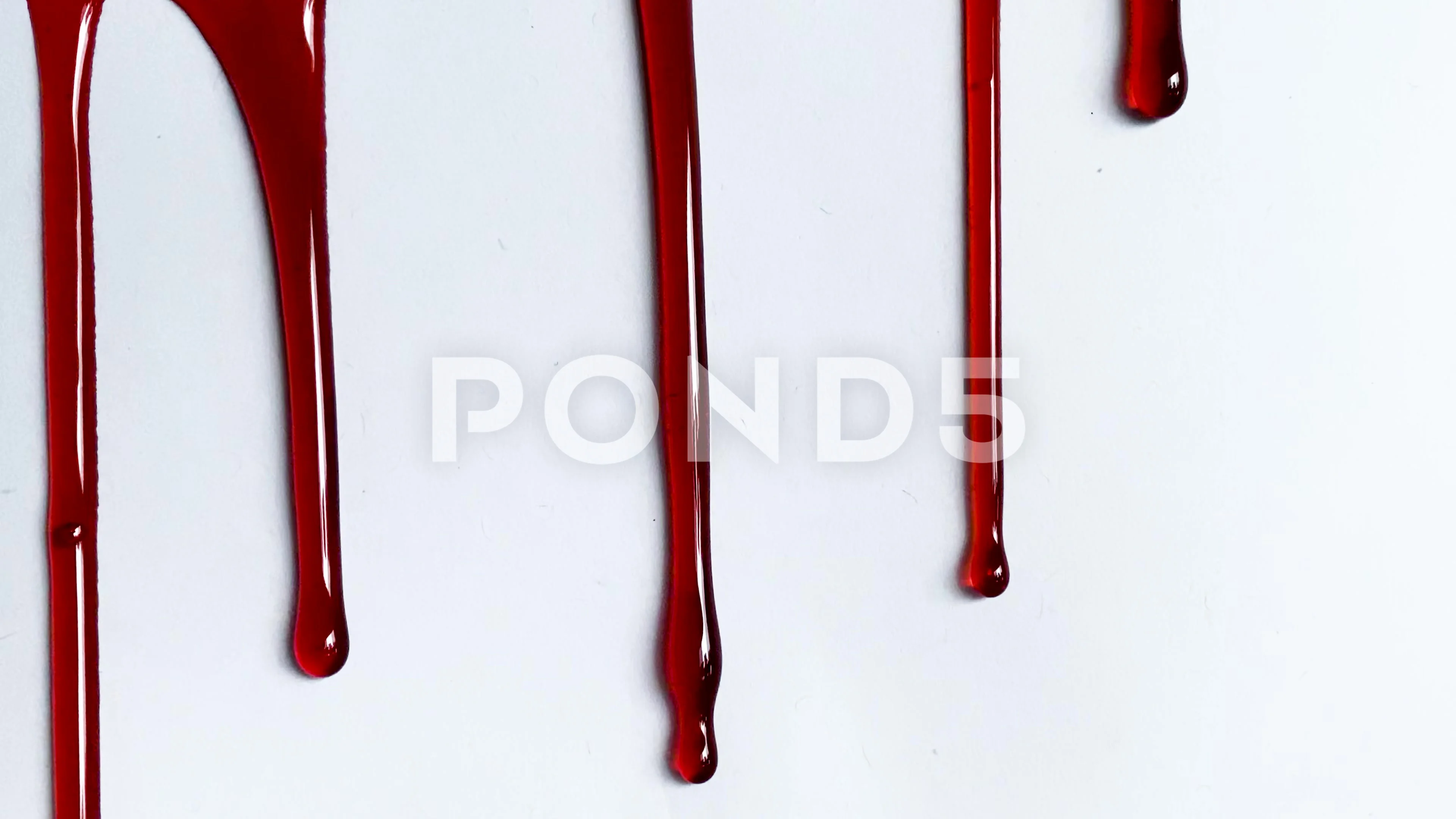 Blood Dripping On Wall