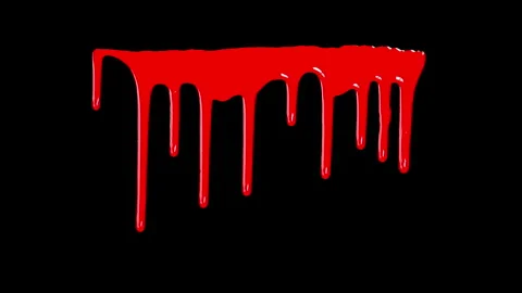 Dripping Blood Alpha Stock Video Footage | Royalty Free Dripping Blood ...