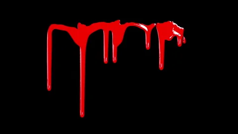 Dripping Blood Alpha Stock Video Footage | Royalty Free Dripping Blood ...