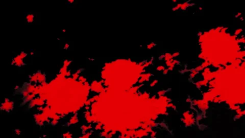 Blood drop soaking on a black png backgr... | Stock Video | Pond5