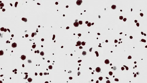 Blood Drops Dripping Down in Camera Scre... | Stock Video | Pond5