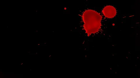 Blood Drops Splash Background Texture | Stock Video | Pond5