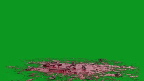 Blood Explosion ground high quality gree... | Stock Video | Pond5