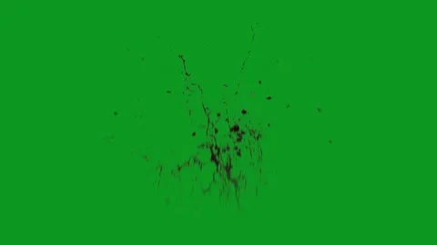 Blood Splash Green Screen Stock Footage ~ Royalty Free Stock Videos | Pond5