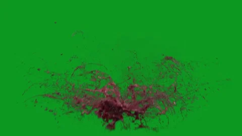 Blood Green Screen Stock Video Footage | Royalty Free Blood Green ...