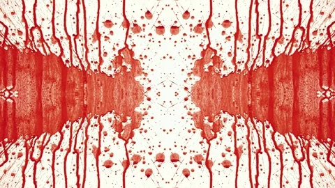 Blood flow on a white background. Moving... | Stock Video | Pond5