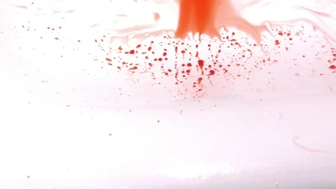 Blood Sink Stock Footage ~ Royalty Free Stock Videos | Pond5