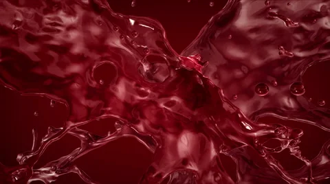 Blood Splash Slow Motion Stock Video Footage | Royalty Free Blood ...