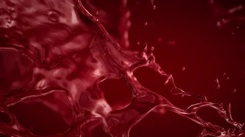 Blood Splash Slow Motion Stock Video Footage | Royalty Free Blood ...