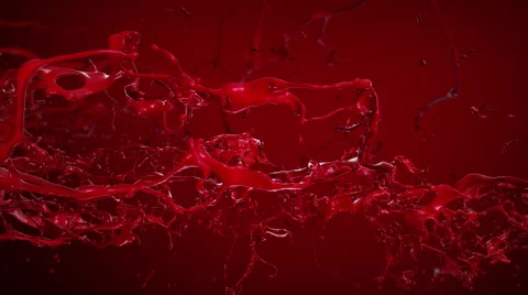 Blood Splash Slow Motion Stock Video Footage | Royalty Free Blood ...