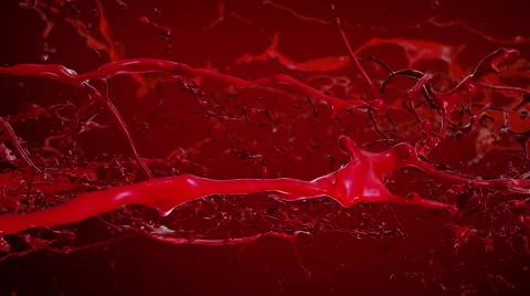 Blood Splash Slow Motion Stock Video Footage | Royalty Free Blood ...