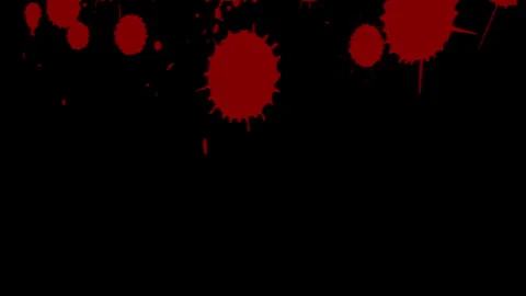 Animated Blood Splatter Stock Video Footage | Royalty Free Animated ...