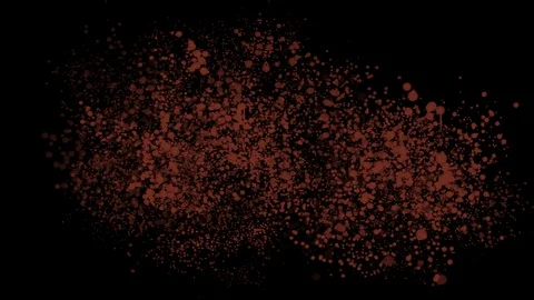 Blood Splatter Splashing and Pouring in ... | Stock Video | Pond5