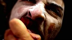 Blood Dripping From Mouth Photoshop