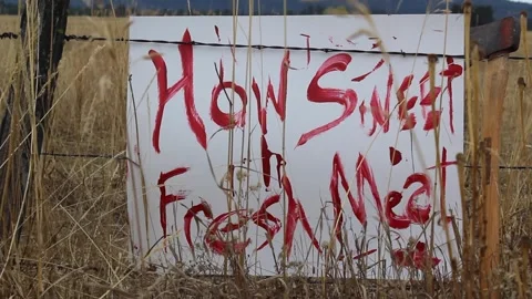Bloody Sign - How Sweet, Fresh Meat | Stock Video | Pond5