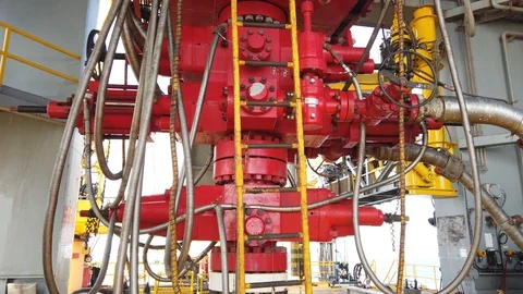 Blow Out Preventer (BOP) for Offshore Dr... | Stock Video | Pond5