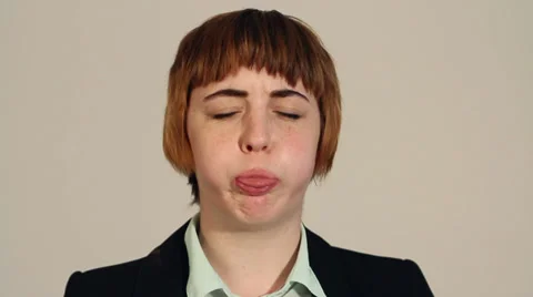 Blowing A Raspberry Stock Footage ~ Royalty Free Stock Videos | Pond5