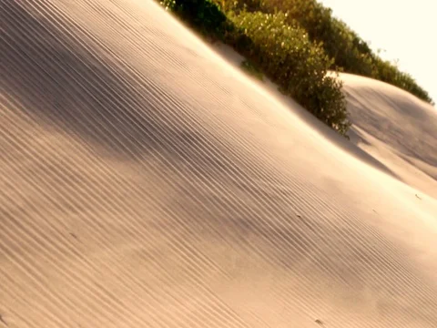 Blowing Sand Dune Moving Glass Particles... | Stock Video | Pond5