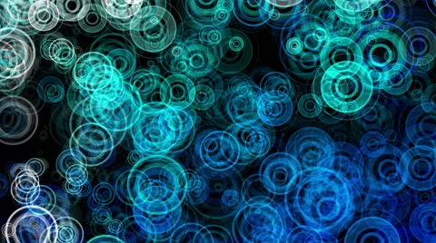 Blue Abstract Animated Circles - 4K Reso... | Stock Video | Pond5