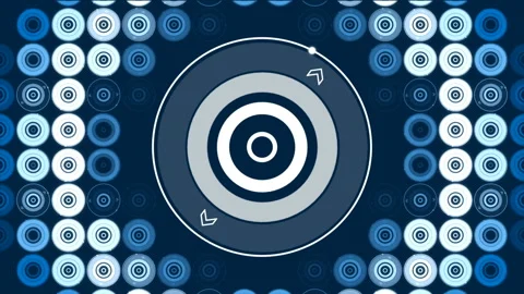blue abstract background, rotation circl... | Stock Video | Pond5