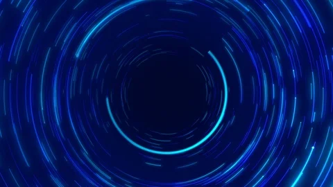 Blue abstract circular radial lines back... | Stock Video | Pond5