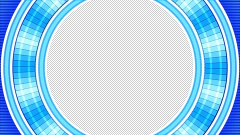 blue abstract frame on transparent backg... | Stock Video | Pond5