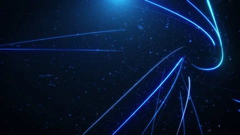 Blue Abstract Light Stream Background Lo... | Stock Video | Pond5