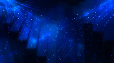 blue abstract lights abstract motion ani... | Stock Video | Pond5